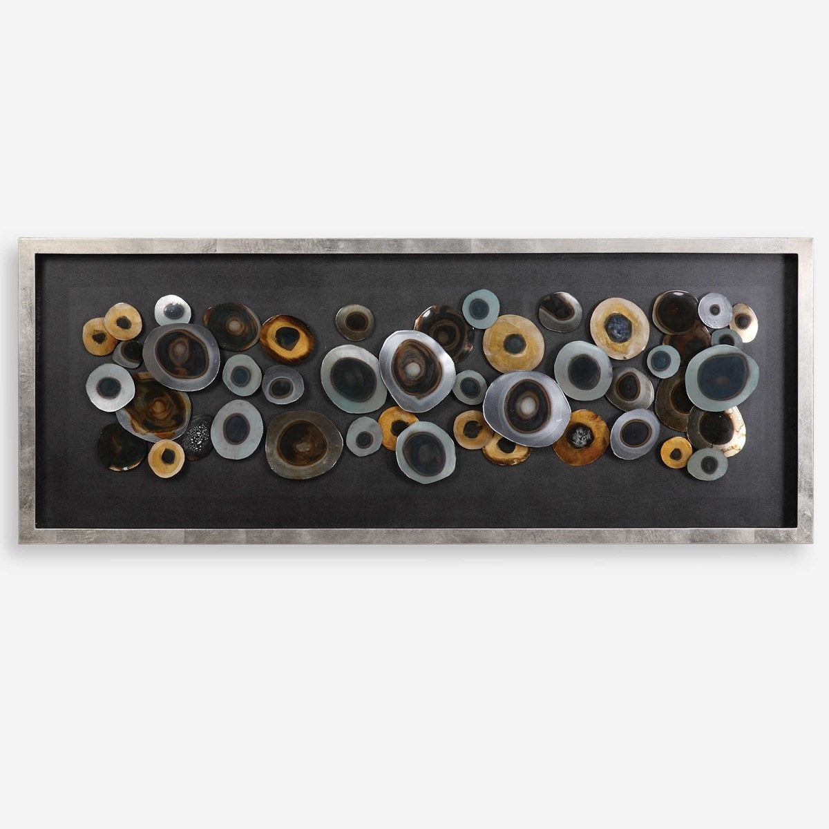 Uttermost Discs Modern Abstract Shadow Box Frame – casabelladecor.net