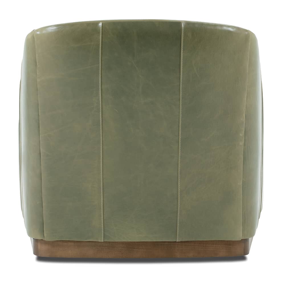 Rowe Furniture Bernie Leather Swivel chair – casabelladecor.net