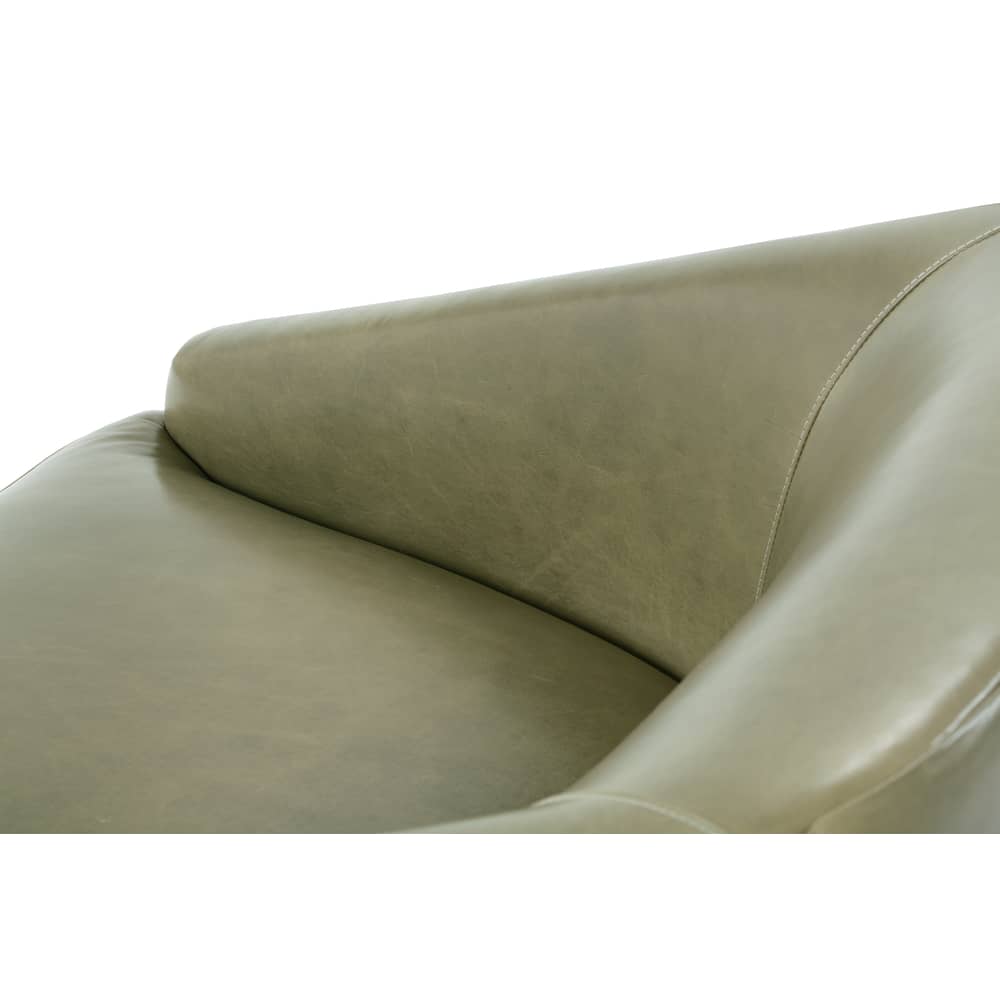 Rowe Furniture Bernie Leather Swivel chair – casabelladecor.net