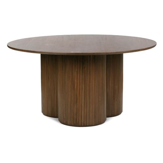 Rowe Furniture Kindred Round Dining Table ~ Mahogany Wood ~ Sesame Fin ...