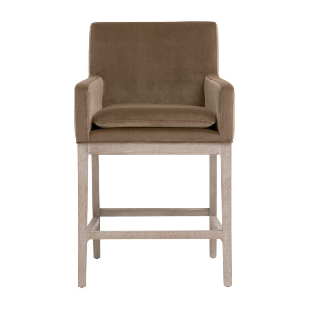 Essentials For Living Drake Counter Stool ~ Caramel Velvet ...