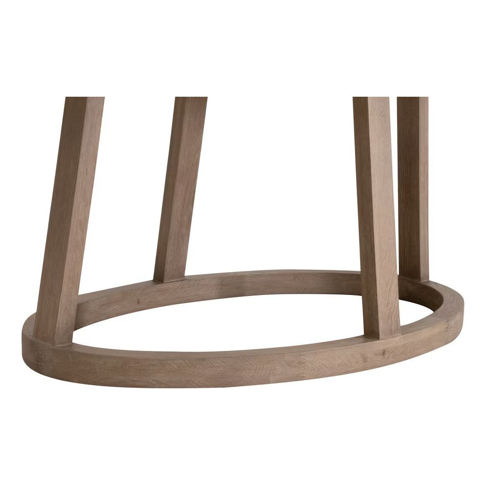 Essentials For Living Reeves Oval Dining Table 78" x 48" ~ Smoke Gray ...