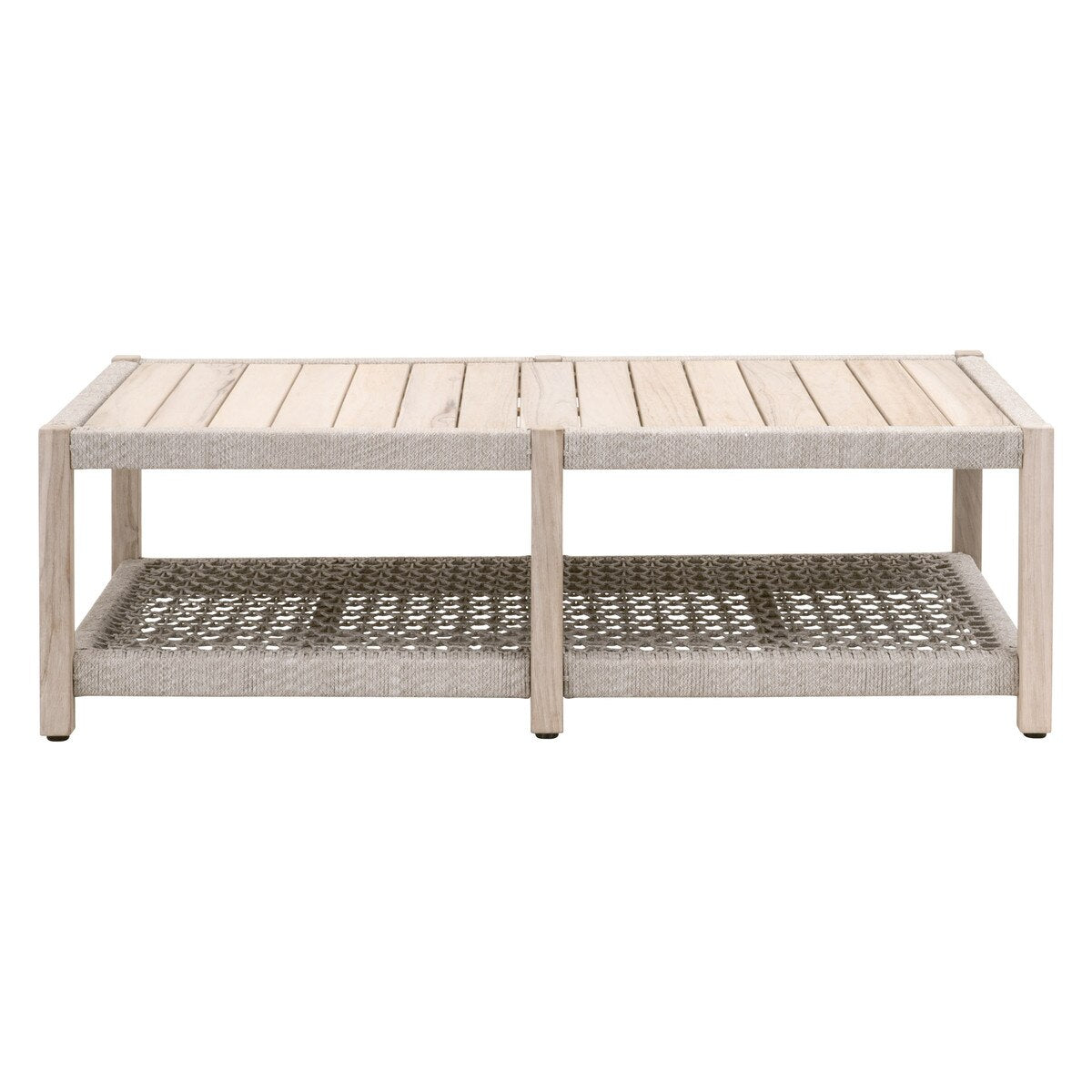 Essentials For Living Wrap Rectangular Outdoor Coffee Table ~ Taupe ...