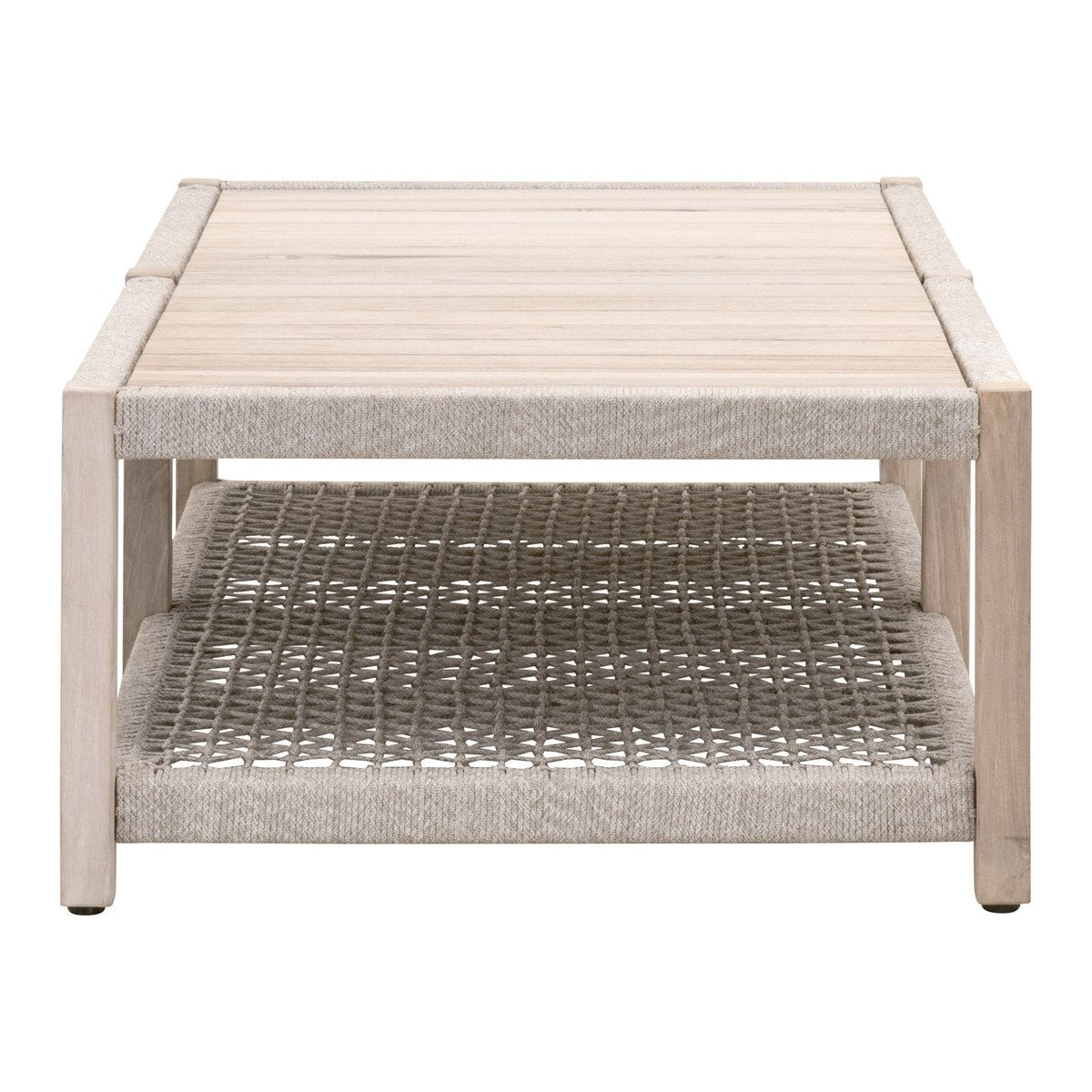 Essentials For Living Wrap Rectangular Outdoor Coffee Table ~ Taupe ...