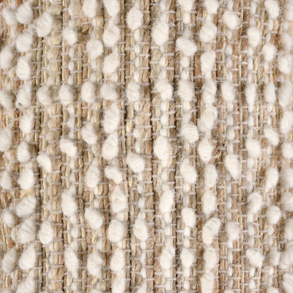 Anaya Home Natural Boucle Handwoven Bench – casabelladecor.net