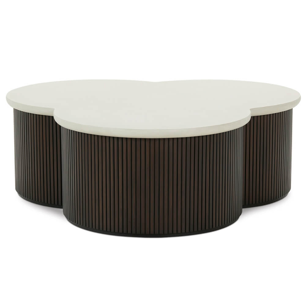 Rowe Furniture Kindred Fossil Coffee Table ~ Godiva Finish ...