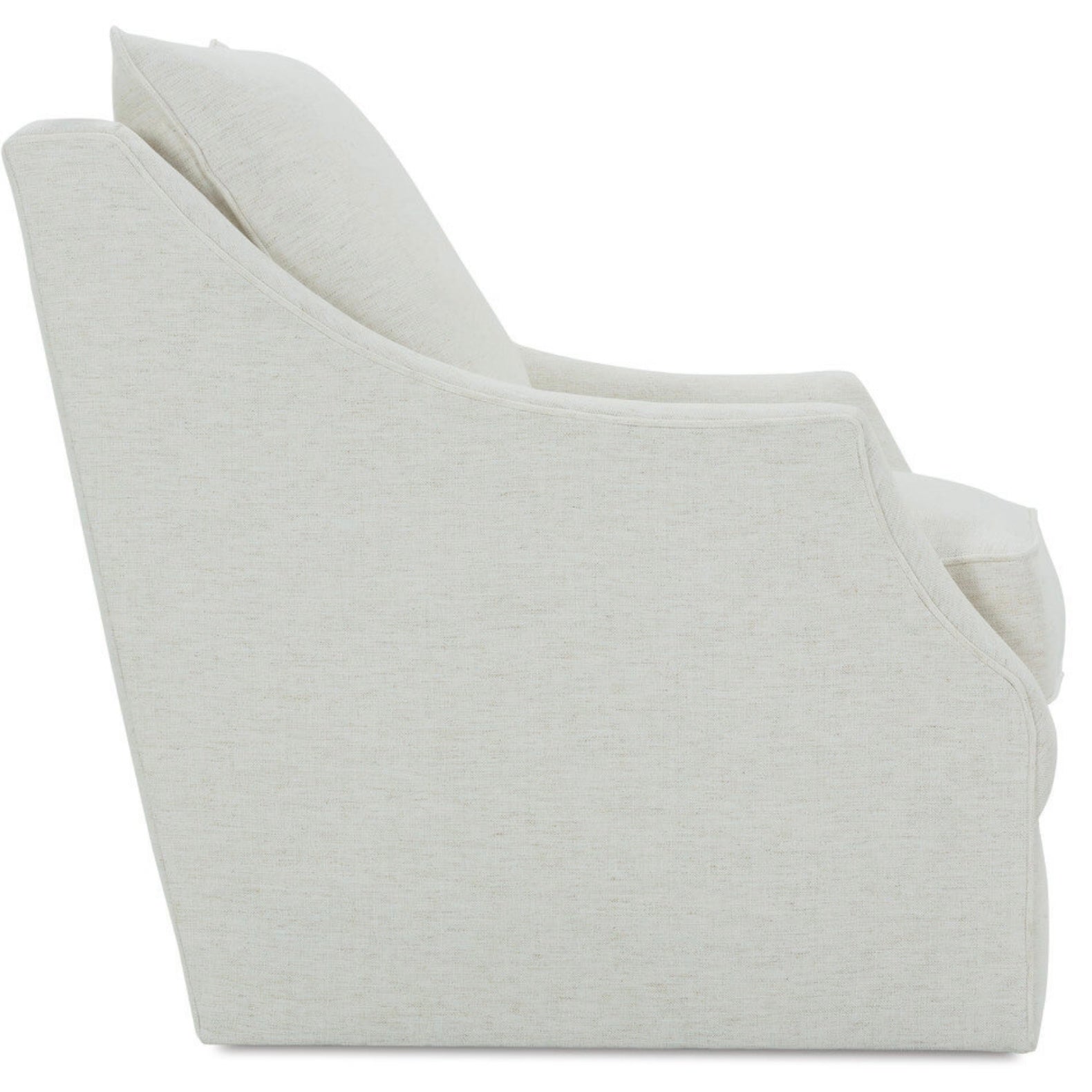 Rowe Furniture Kara Swivel Glider Chair in Crypton Nomad Snow ~ Expres ...
