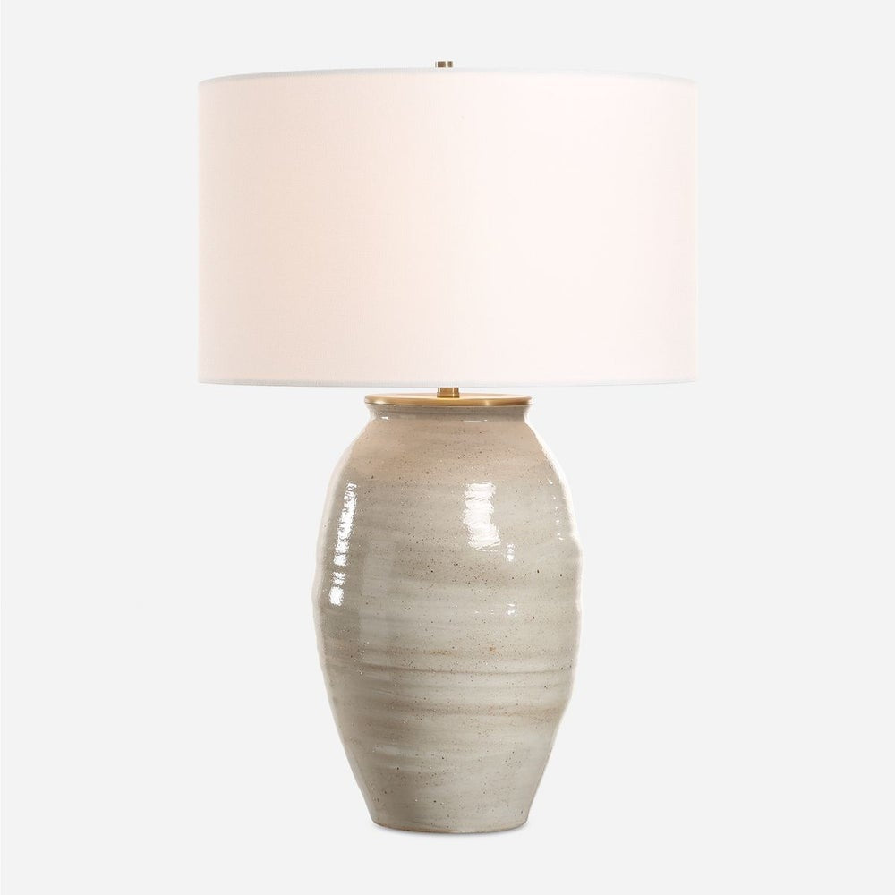 Uttermost Amos Rustic Blue Glaze Table Lamp – casabelladecor.net