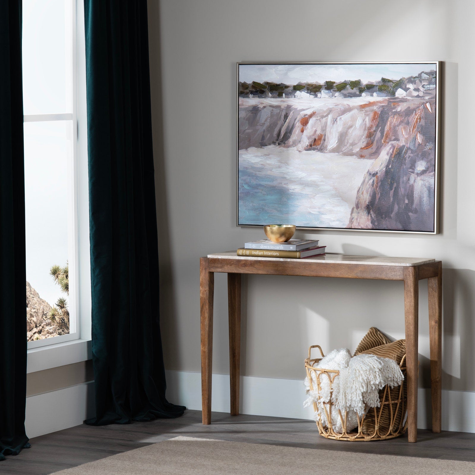 Crestview Collection Liam Mango Wood Console Table – casabelladecor.net