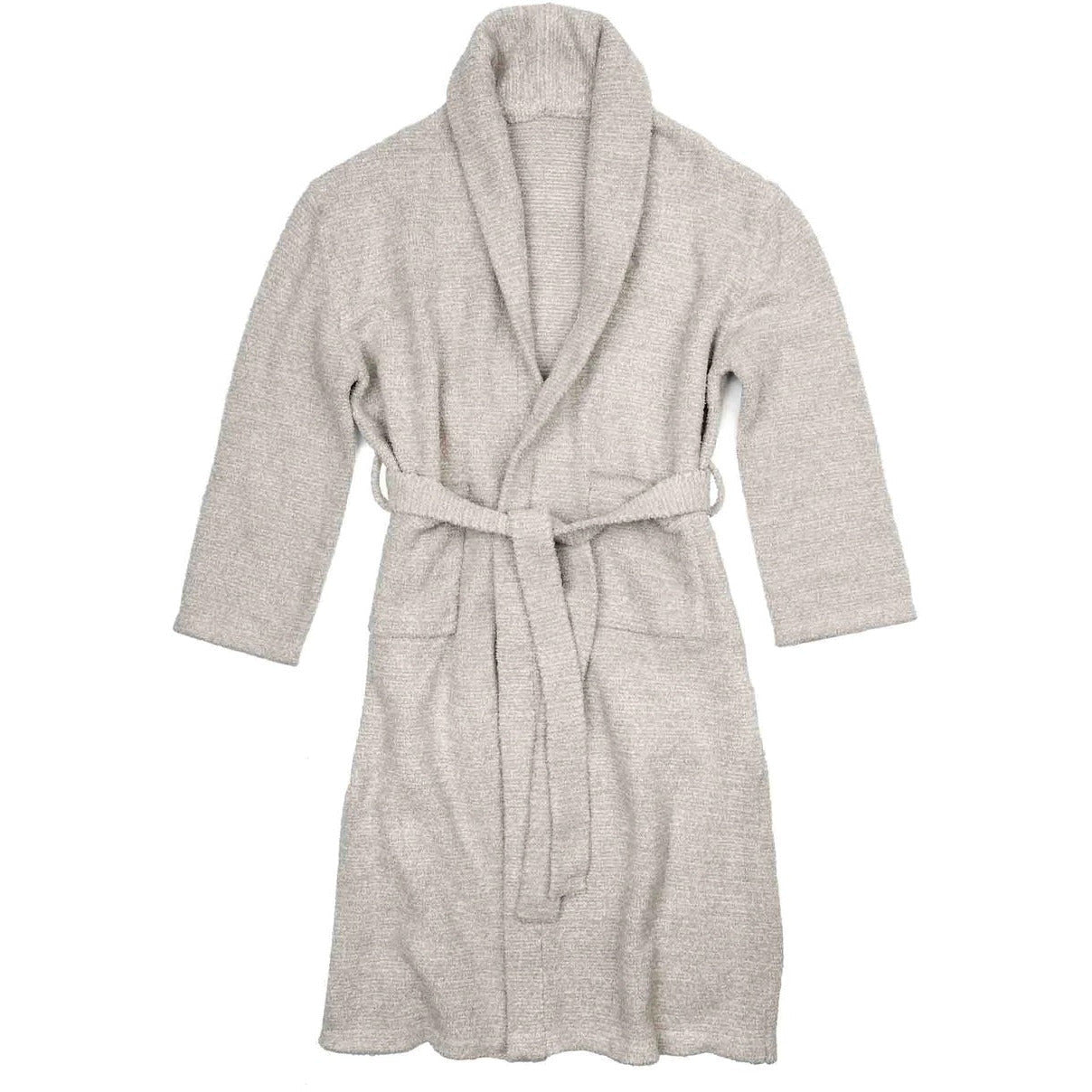 Kashwere Lounge Large Oyster & Bone Malibu Heathered Robe & Eye Mask S ...