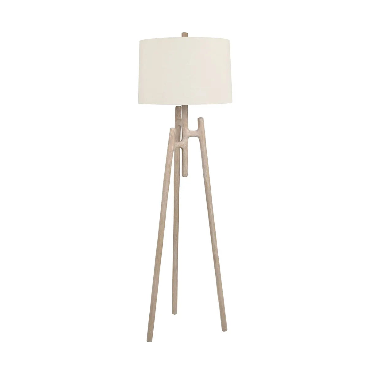 Crestview Collection Tatum Floor Lamp With Linen Shade – casabelladecor.net