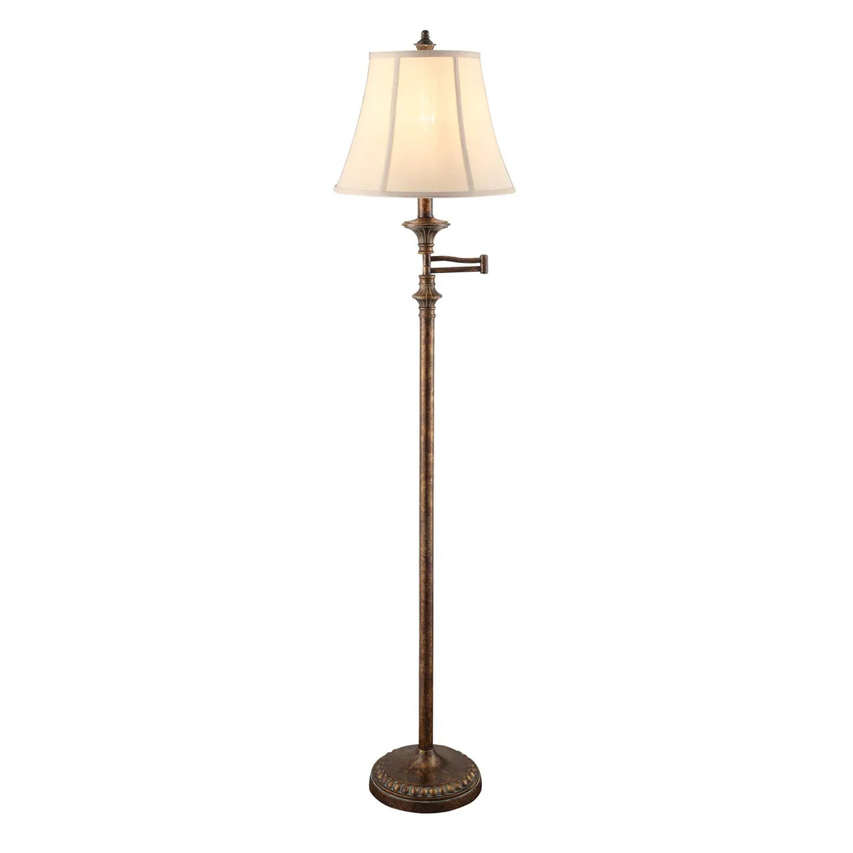 Crestview Collection Barton Swing Arm Floor Lamp – casabelladecor.net