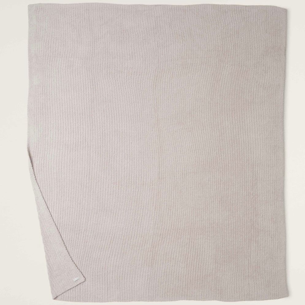 Barefoot Dreams CozyChic Stone Ribbed Bed Blanket Available in Queen a ...