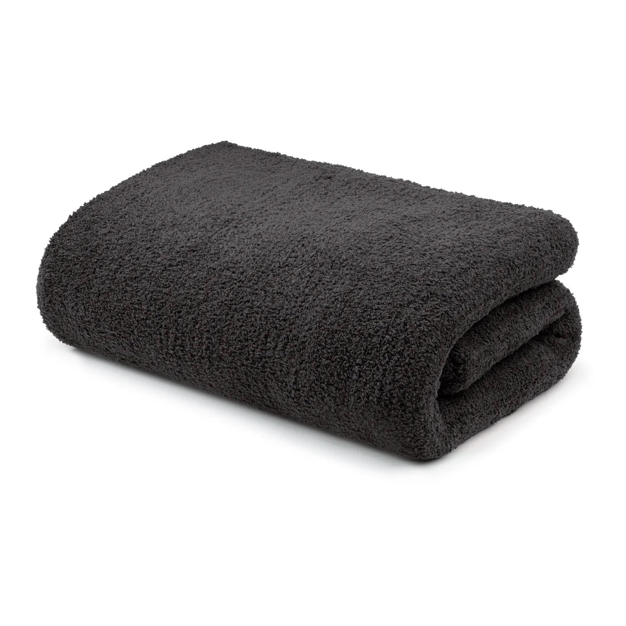 Kashwere Ultra Plush Midnight Grey Signature Solid King Blanket ...