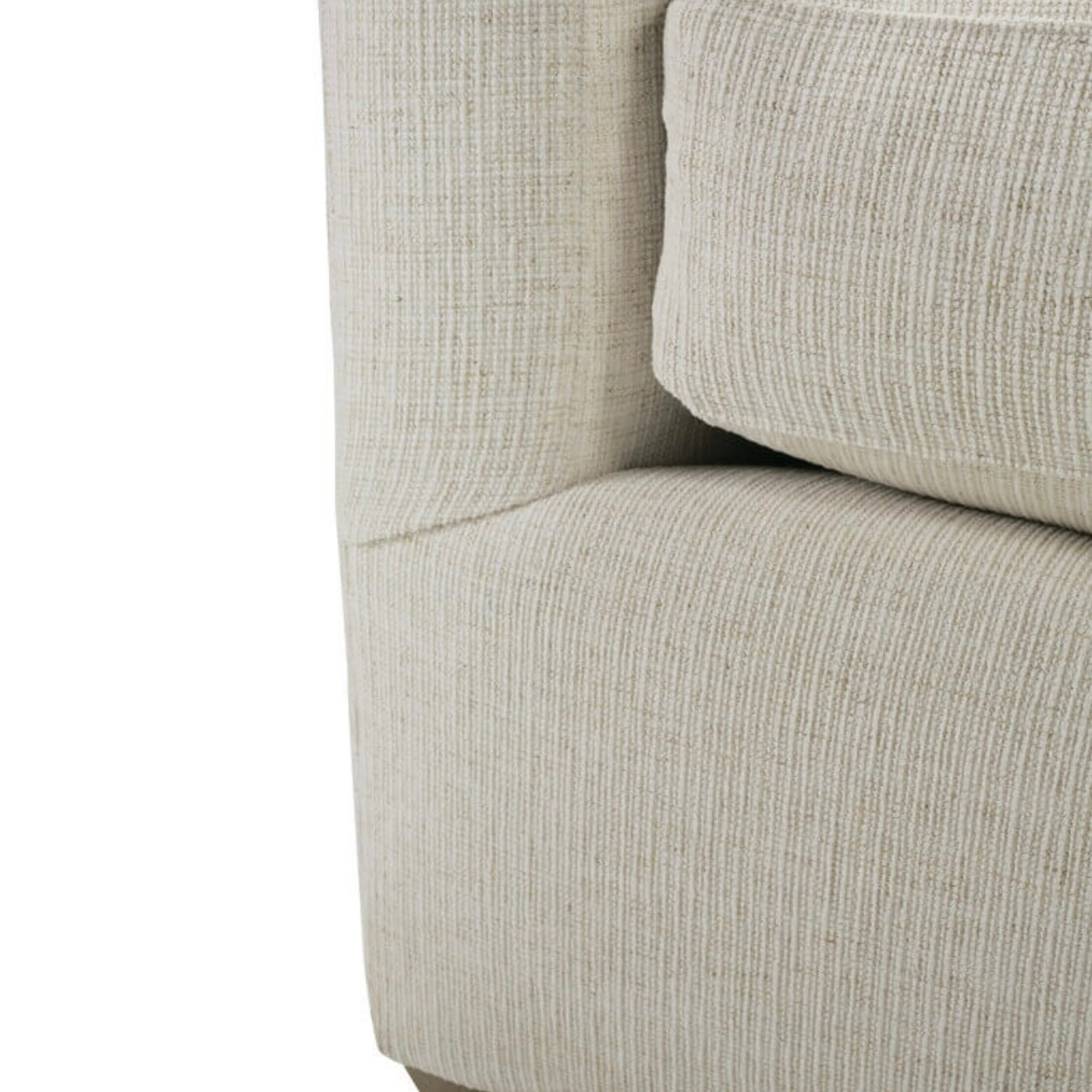 Rowe Furniture Lilah Bone White Plush Chenille Performance Fabric 106 ...