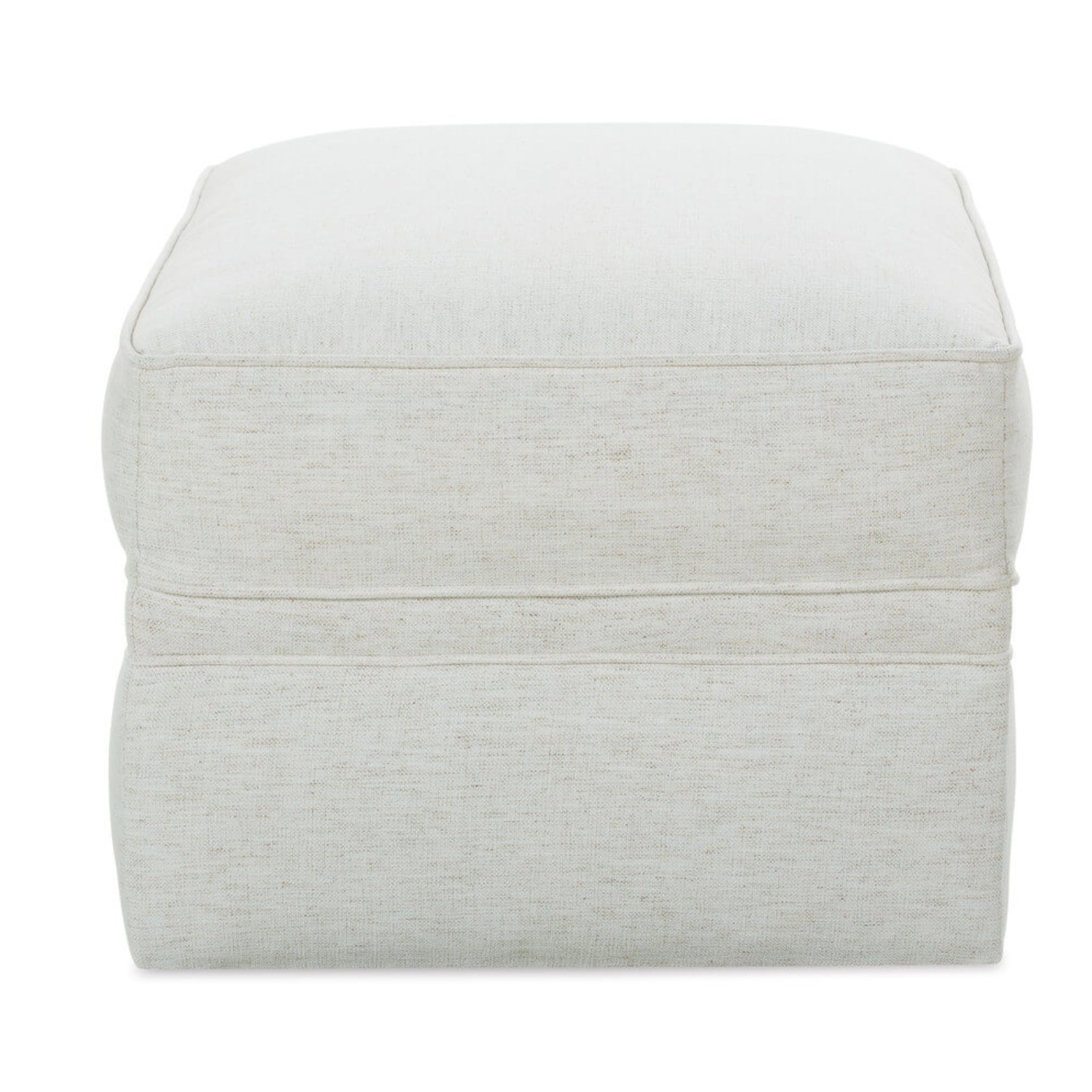Rowe Furniture Kara Nomad Snow Performance Fabric Ottoman ...