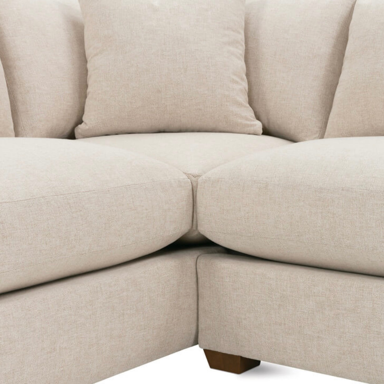 Rowe Furniture Bradford Performance Fabric 111” Sectional ...