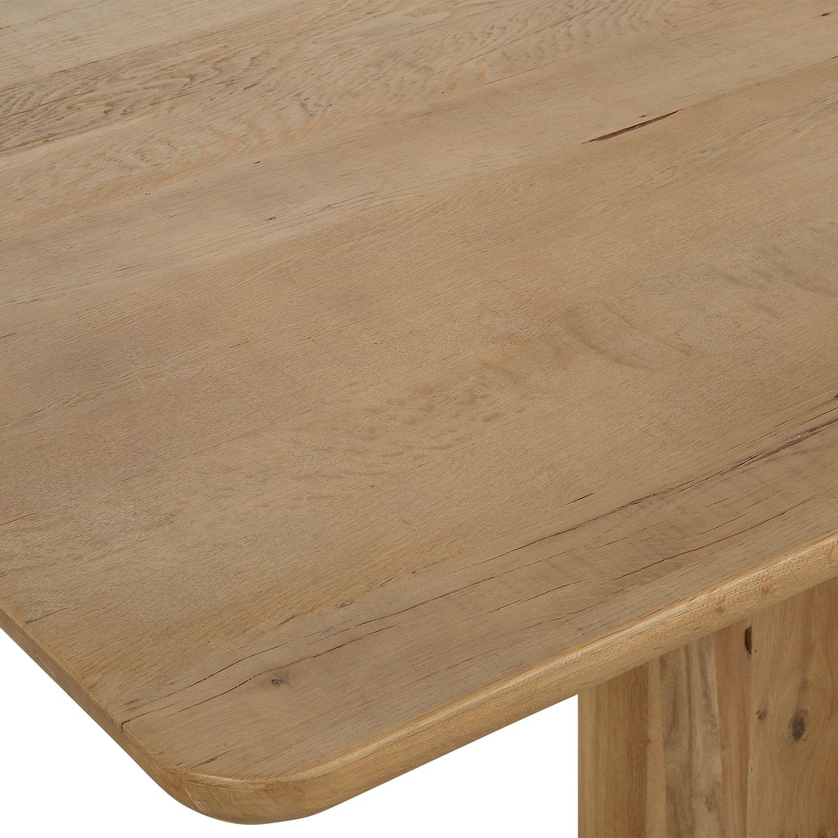 Uttermost Cecelia Reclaimed Oak Wood Extension Dining Table ...