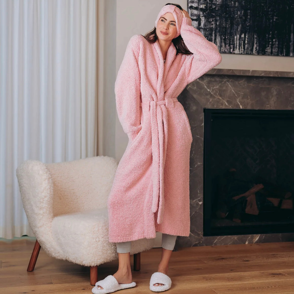 Kashwere Ultra Plush Blossom Aspen Robe – casabelladecor.net