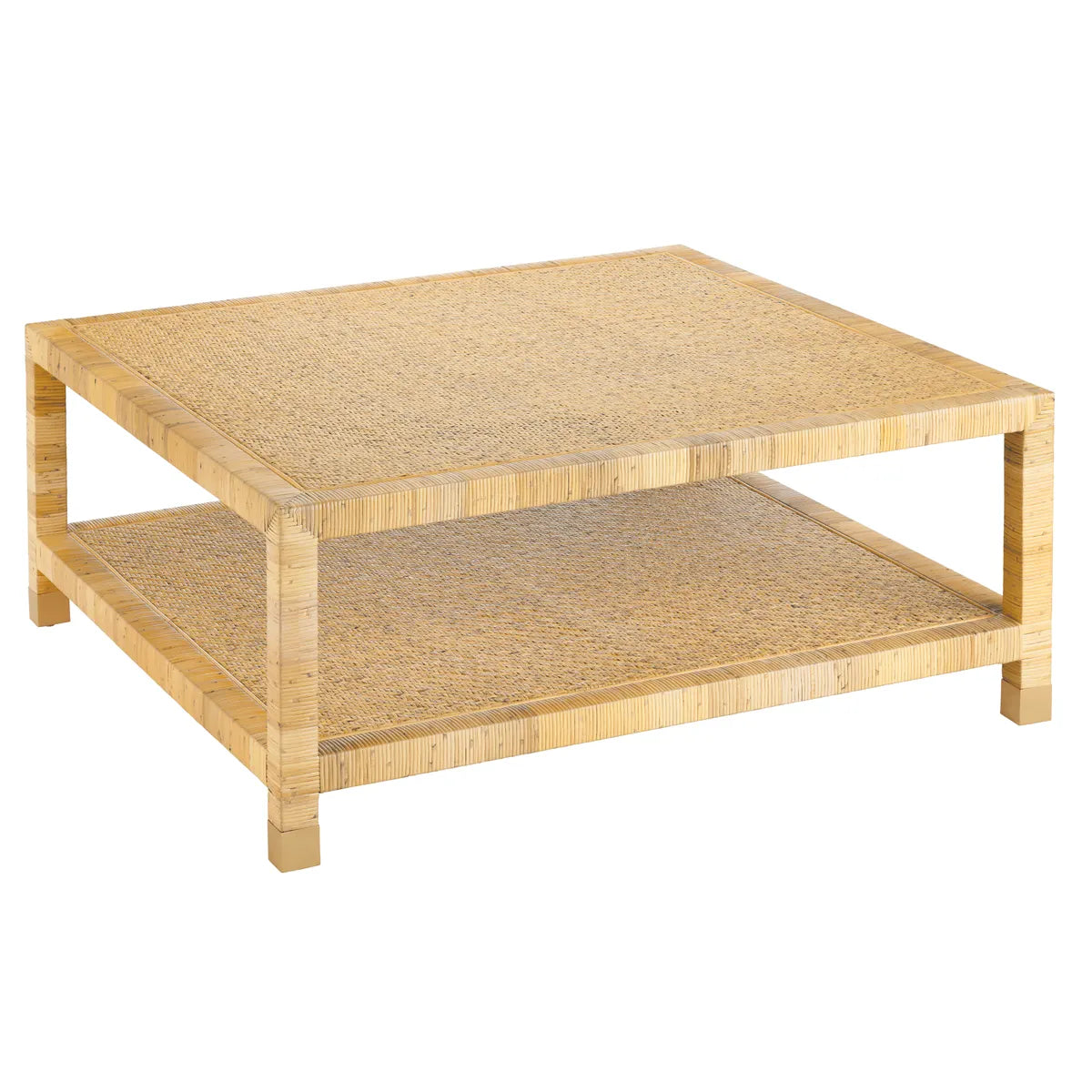 Crestview Collection Barbados Natural Wood Square Coffee Table ...