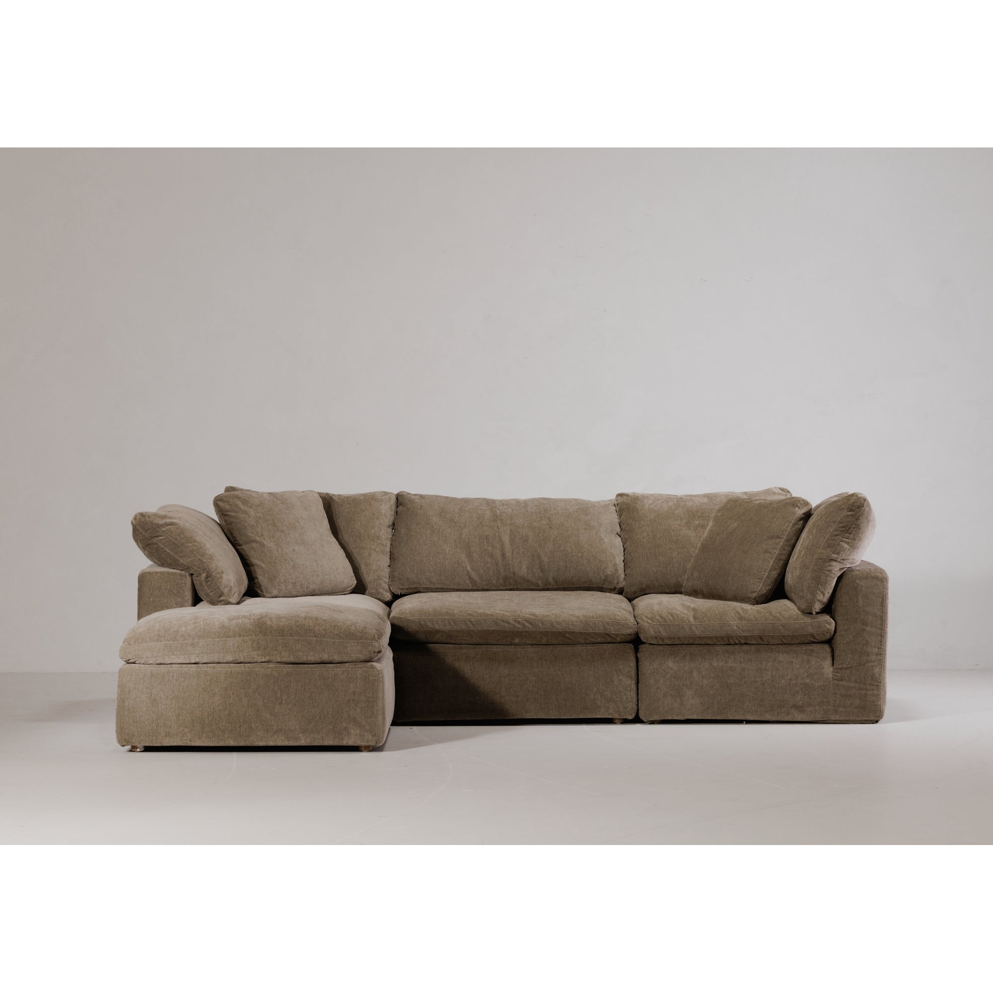 Moe's Home Collection Clay Lounge Modular Sectional ~ Desert Sage Gree ...