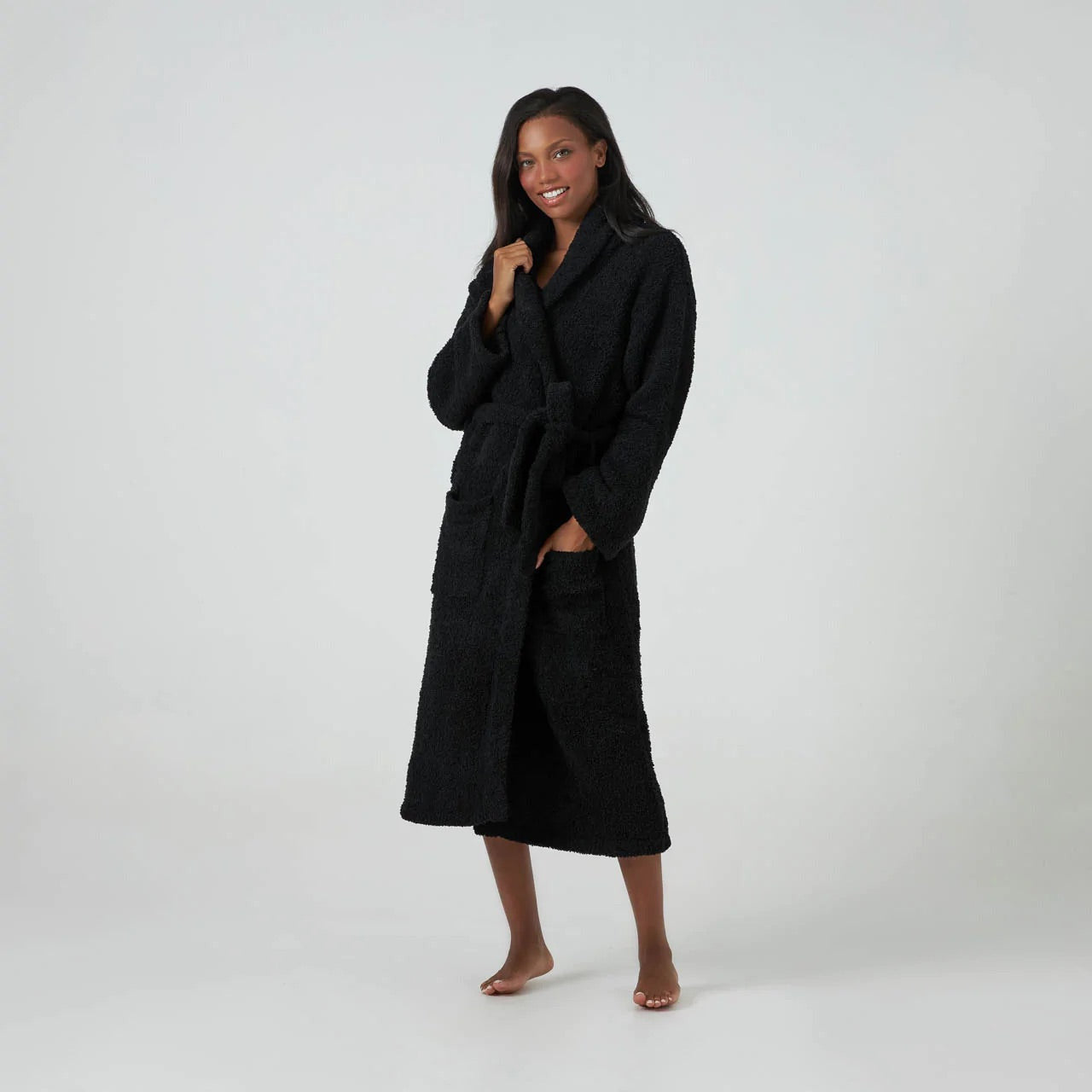Kashwere Ultra Soft Signature Shawl Collar Robe Available In White, Cr ...