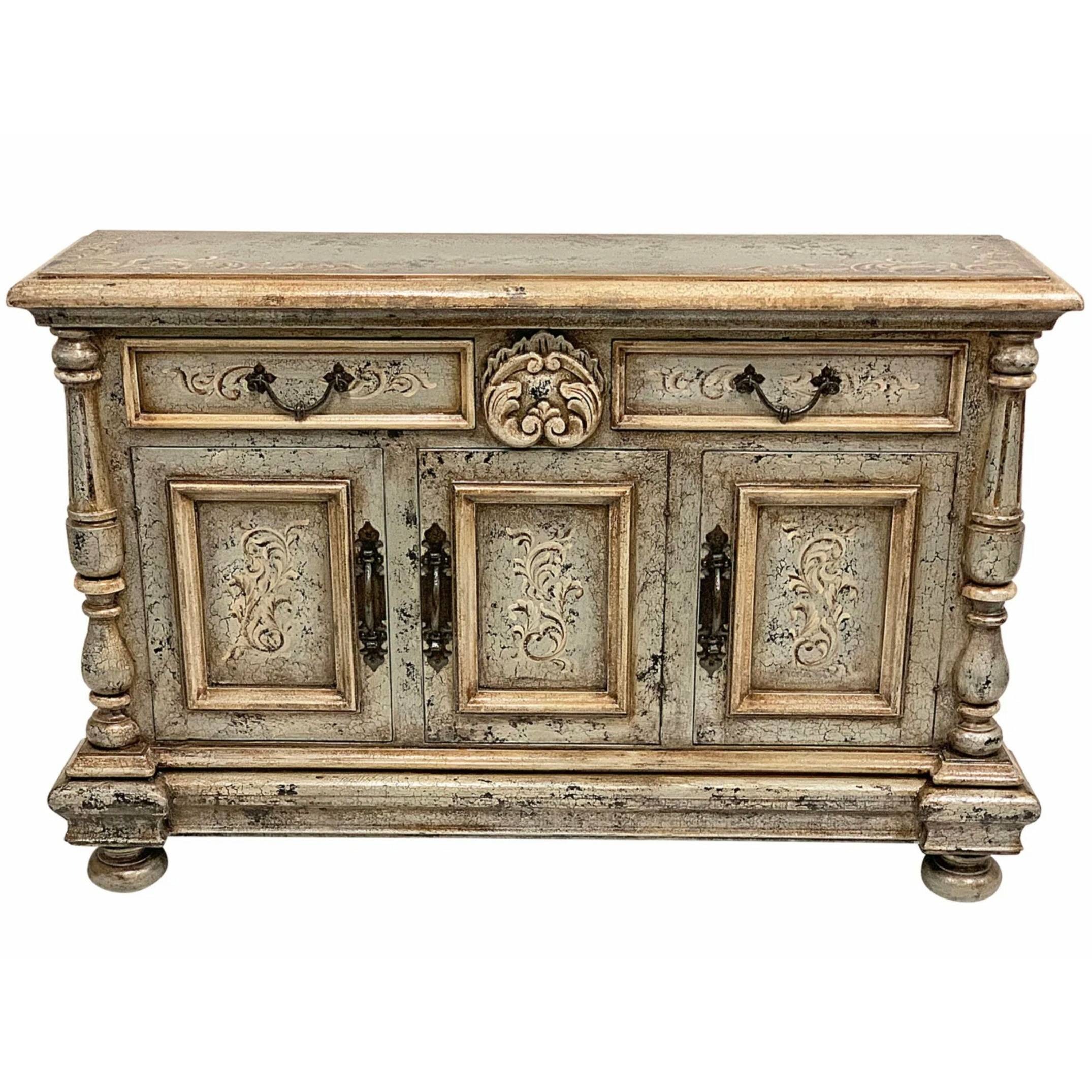 Casa Bonita Antiqued Sierra Buffet | casabelladecor.net