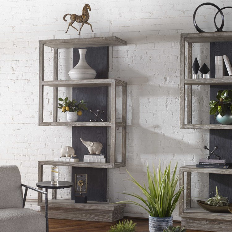 Uttermost Nicasia Contemporary Etagere Bookcase – casabelladecor.net